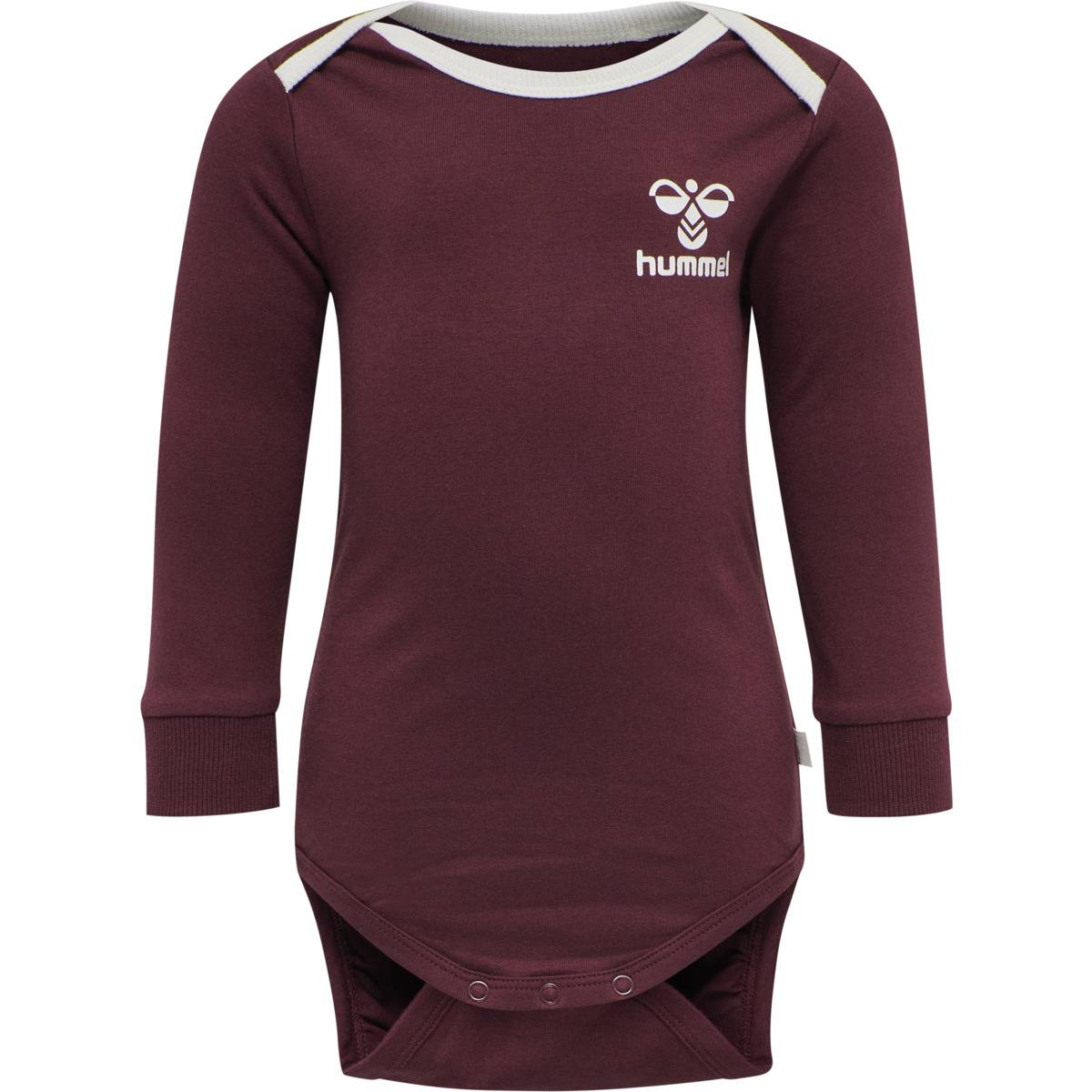 Hummel Mauilino body til små barn, Chocolate Truffle - DressMyKid AS